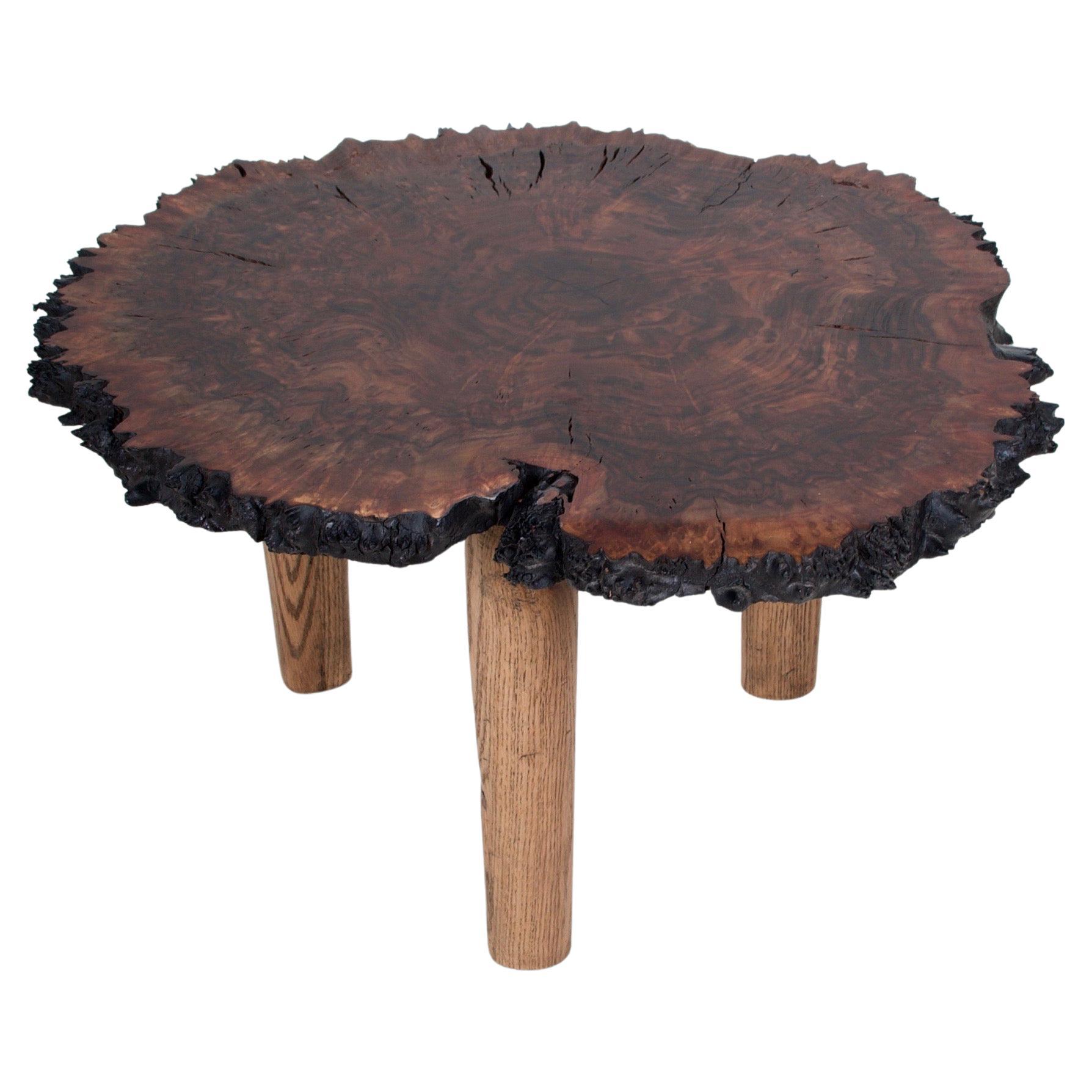 Studio Claro Walnut Cocktail Table at 1stDibs