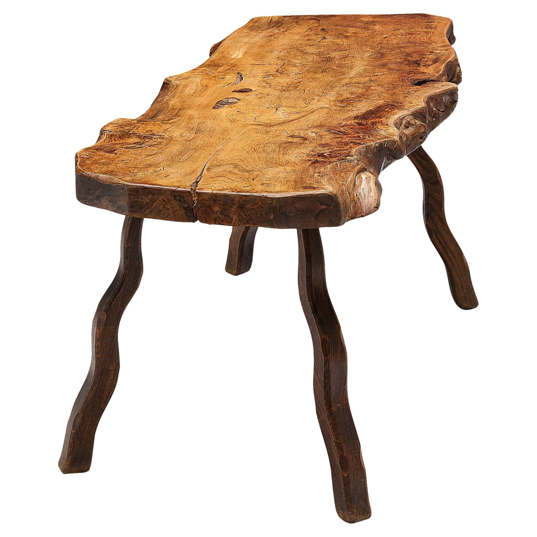 Extraordinary Tree Trunk Dining Table at 1stDibs