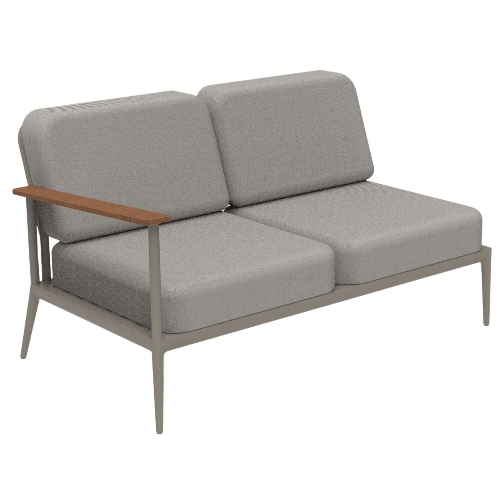 Nature Salmon Double Right Modular Sofa by MOWEE For Sale at 1stDibs
