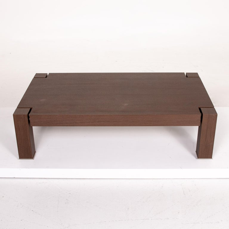 Natuzzi Wooden Coffee Table Brown Table For Sale at 1stDibs