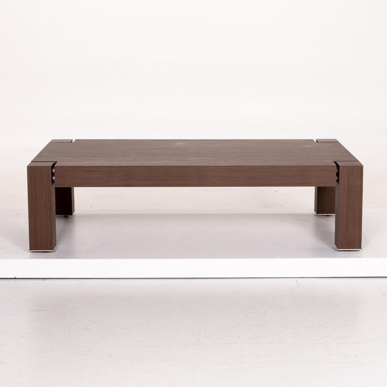 Natuzzi Wooden Coffee Table Brown Table For Sale at 1stDibs