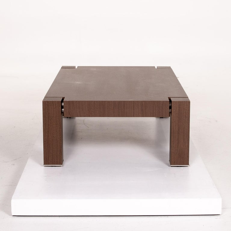 Natuzzi Wooden Coffee Table Brown Table For Sale at 1stDibs