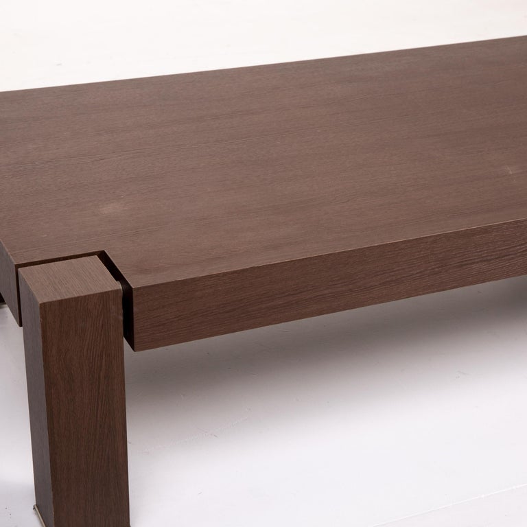 Natuzzi Wooden Coffee Table Brown Table For Sale at 1stDibs