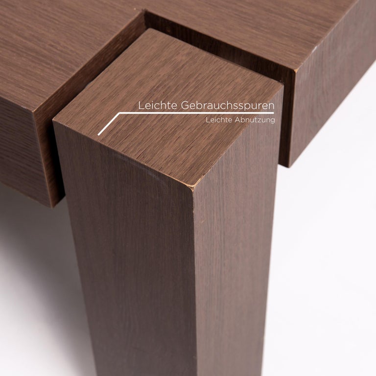 Natuzzi Wooden Coffee Table Brown Table For Sale at 1stDibs
