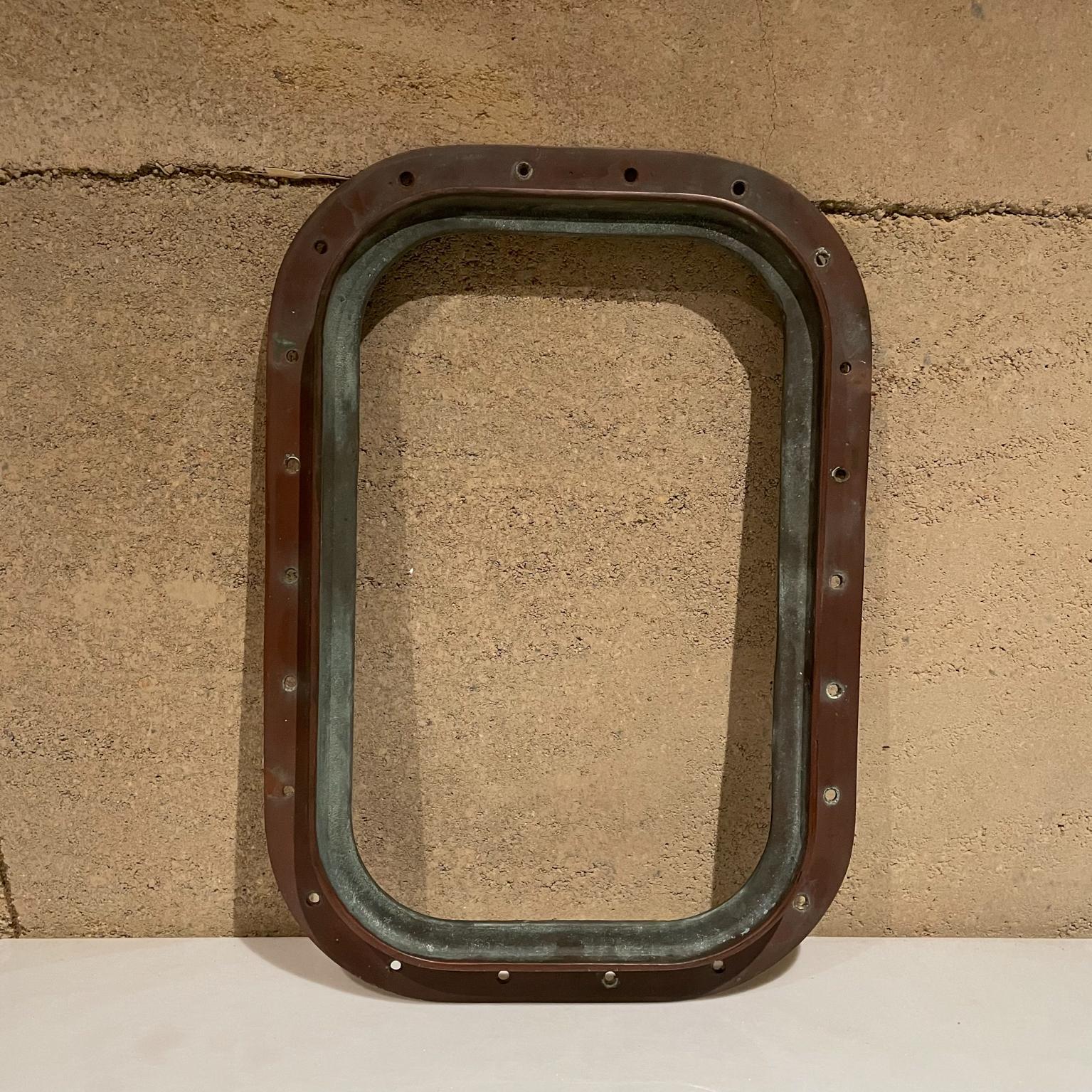 Nautical Boat Port Hole Window Frame Rectangular Brass Vintage at ...