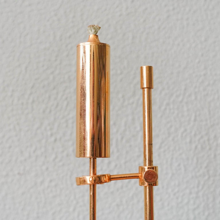 Nautical Gyro Brass Oil Lamp "Copenhagen" by Ilse D. Ammonsen for ...