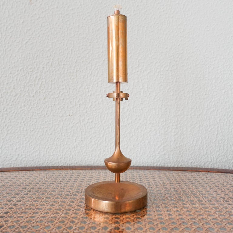 Nautical Gyro Brass Oil Lamp "Copenhagen" by Ilse D. Ammonsen for ...