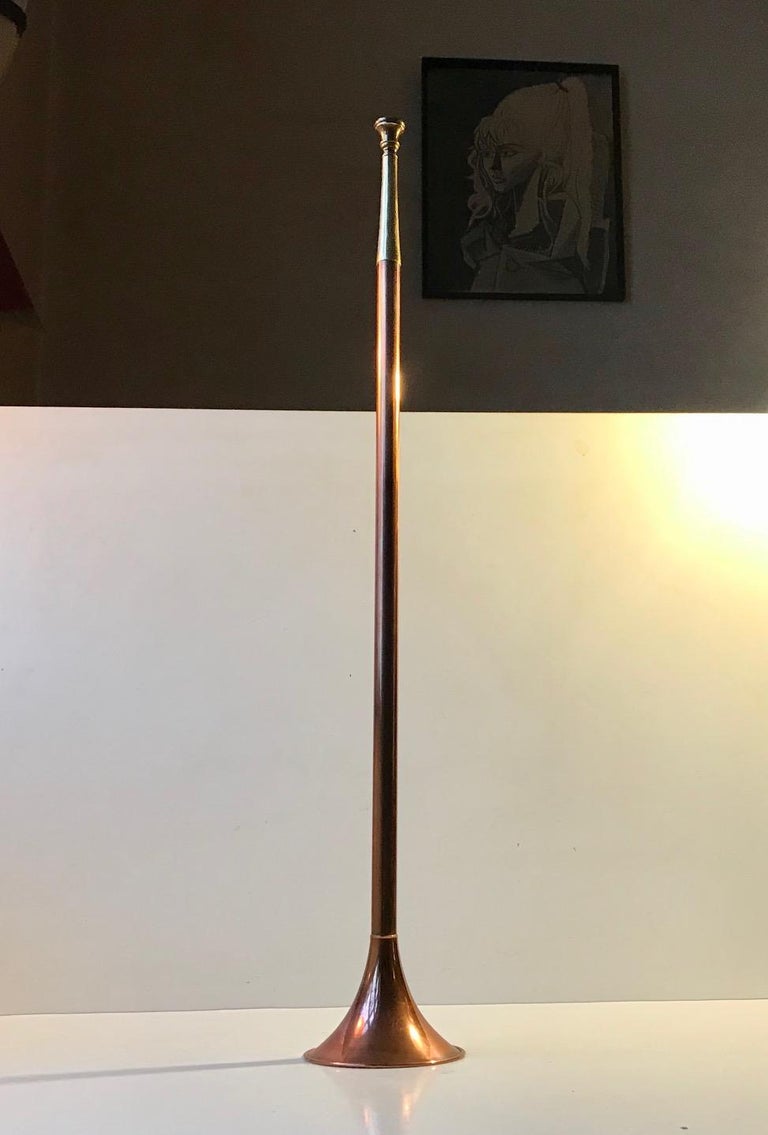 Nautical Horn in Copper and Brass, 1960s For Sale at 1stDibs