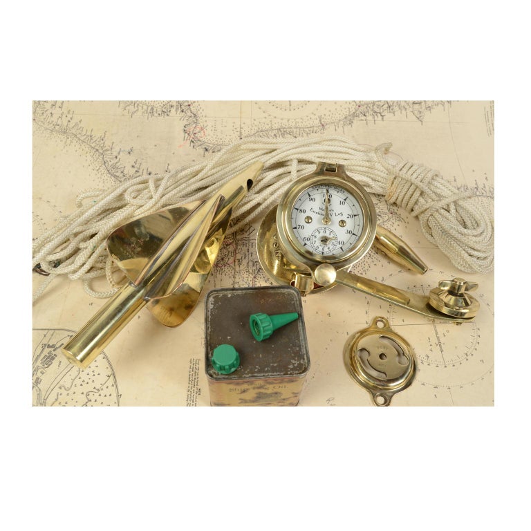 Nautical Log in Its Wooden Box to Measure Boats Speed Walker Early ...