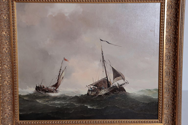 Nautical / Maritime Painting by Jan Hendrik Jacob Jasper (1937-2018) at ...
