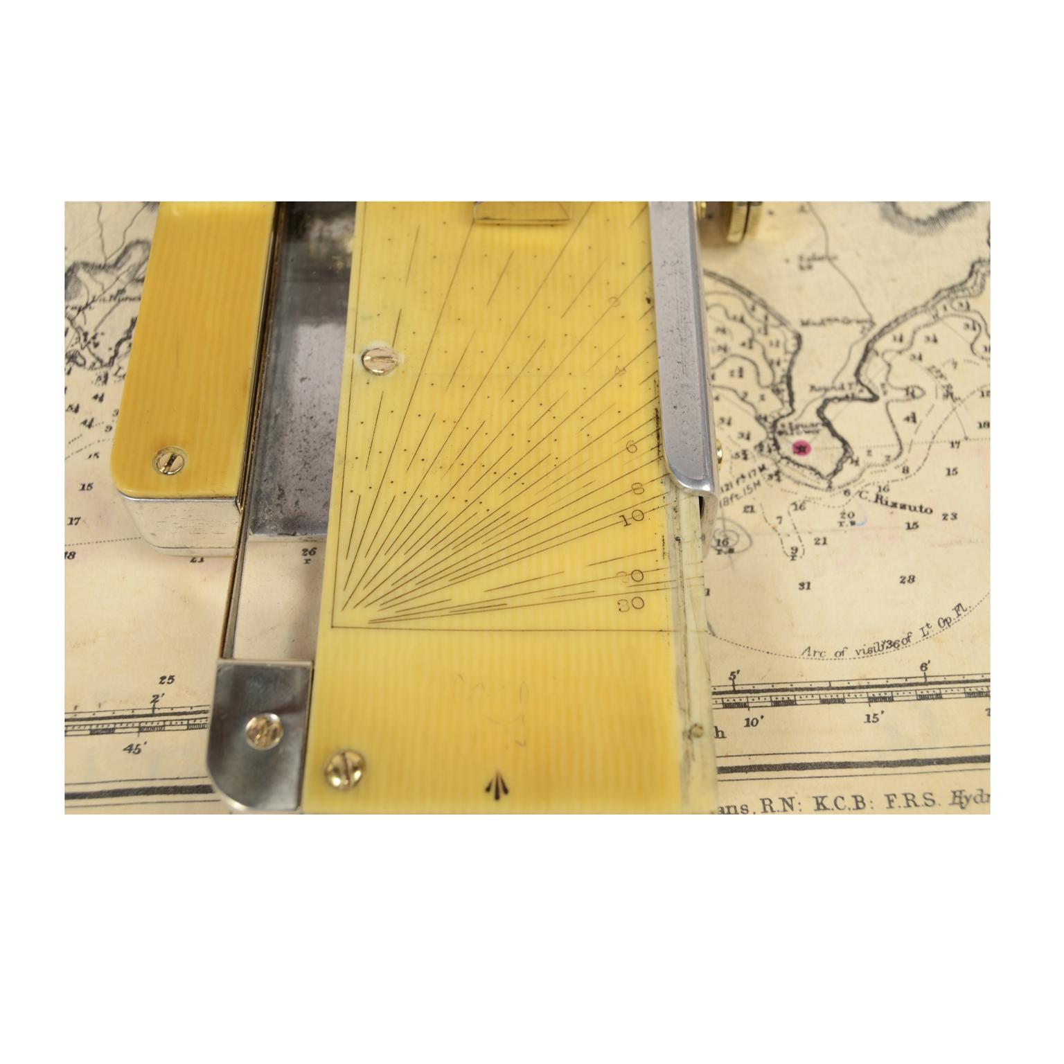 Nautical Antique Rangefinder signed Stuart's Marine Distance Meter 1890 ...