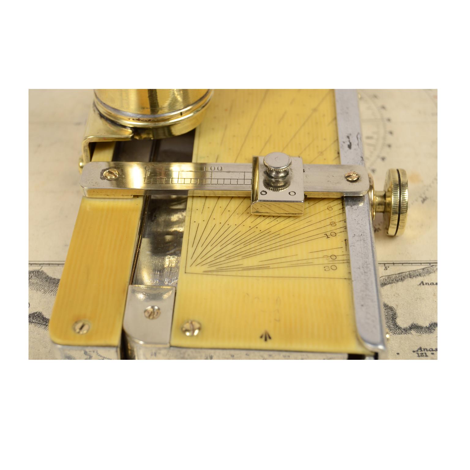 Nautical Antique Rangefinder signed Stuart's Marine Distance Meter 1890 ...