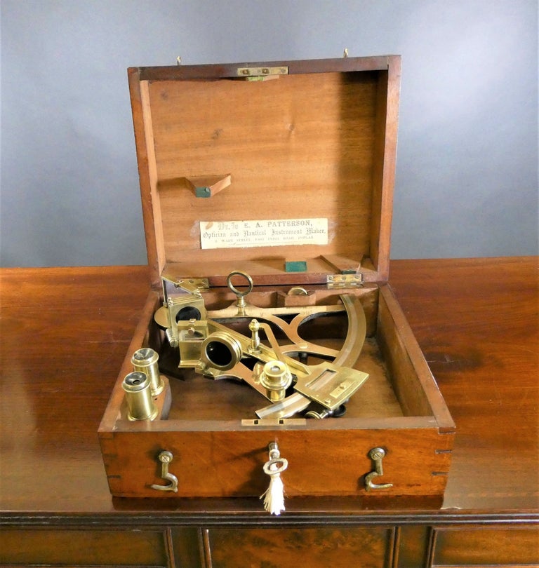 Nautical Vernier Sextant, G.W.Butters, London For Sale at 1stDibs