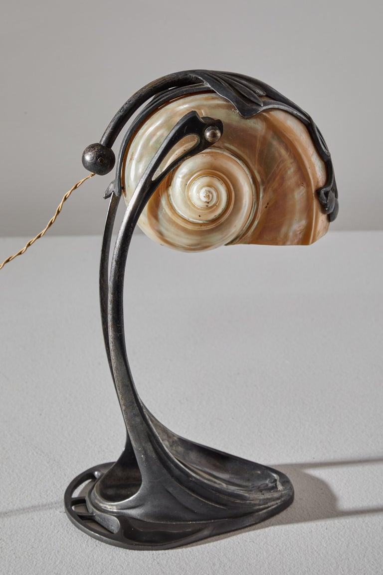 "Nautilus" Table Lamp by Moritz Hacker at 1stDibs | moritz hacker lamp ...