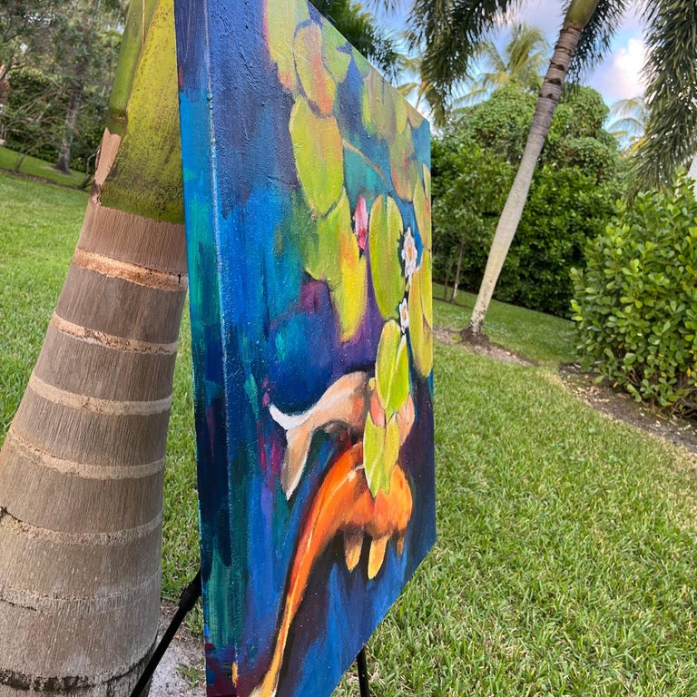 Nava Lundy - Flow, Original Painting For Sale at 1stDibs