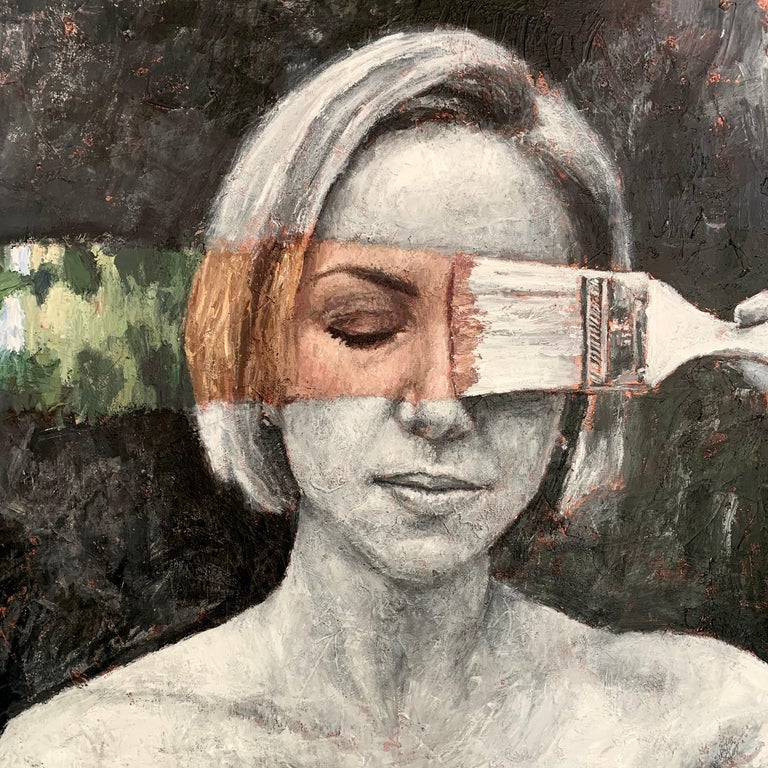 Nava Lundy - Color Me: A Self Portrait, Original Painting For Sale at ...