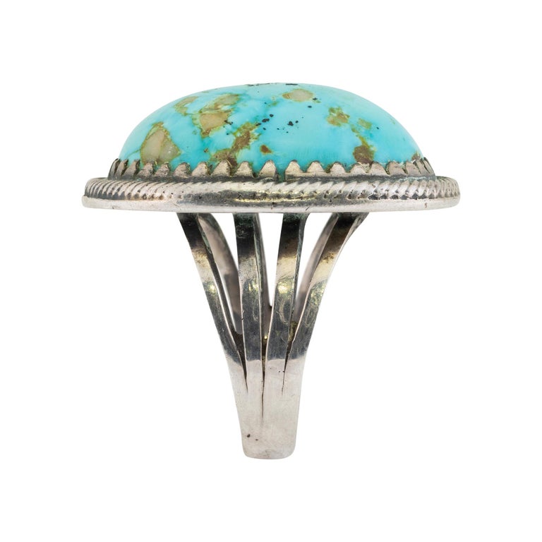 Navajo Cerrillos Turquoise and Sterling Ring at 1stDibs | cerrillos ...