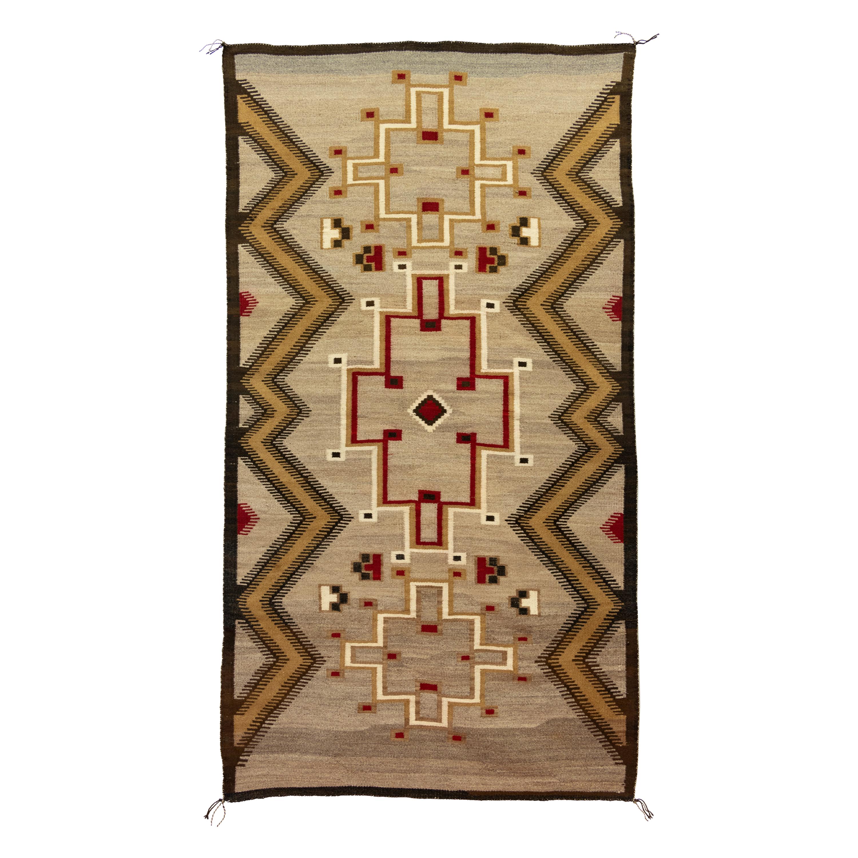 1920s Navajo Crystal Weaving Rug at 1stDibs