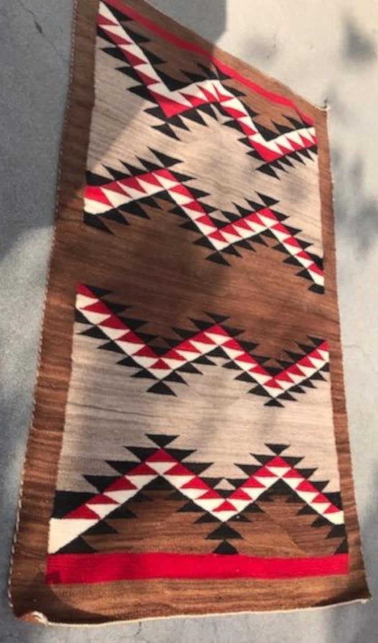Navajo Indian Eye Dazzler Weaving at 1stDibs