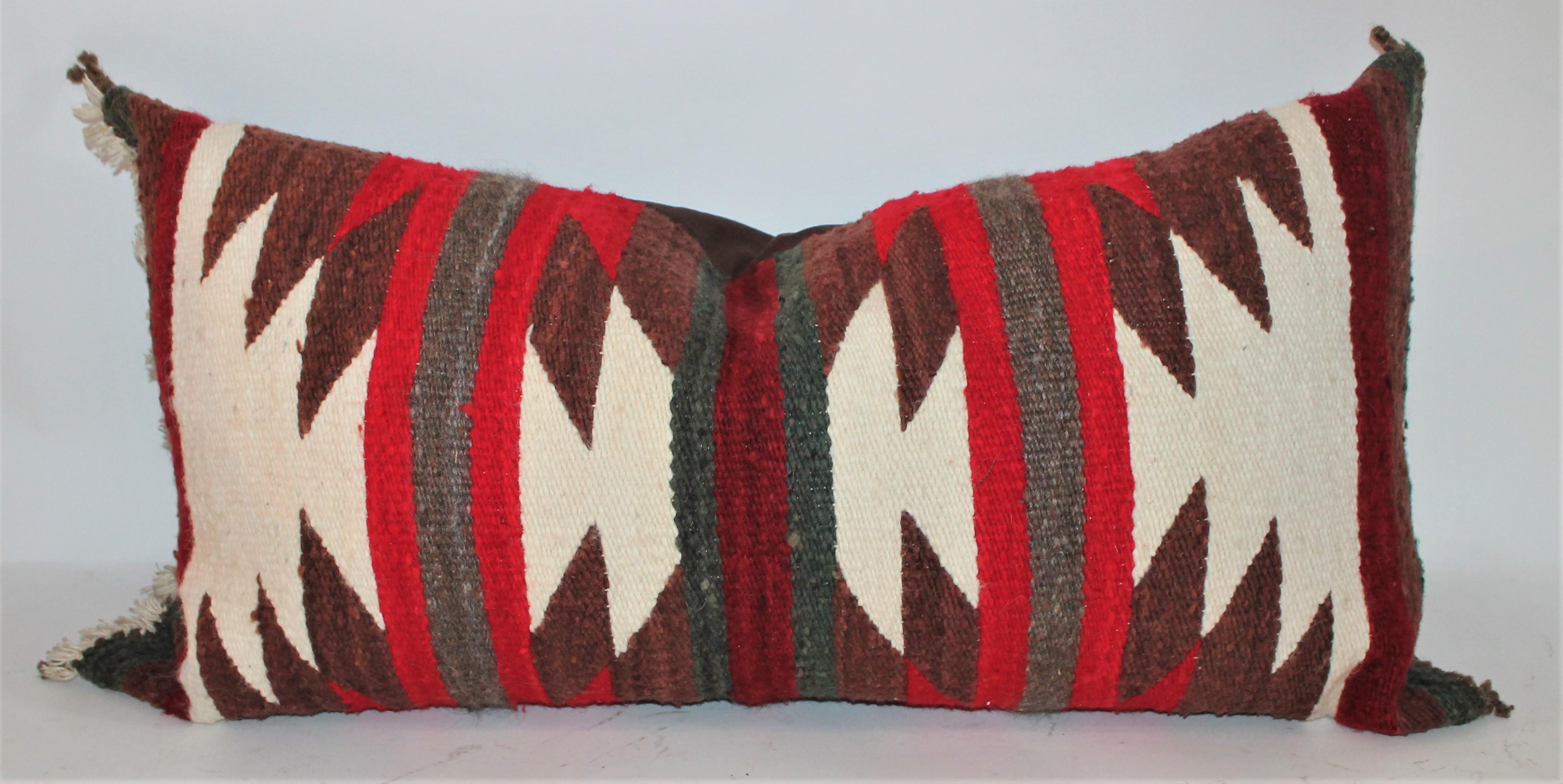 Navajo Indian Saddle Blanket Pillows at 1stDibs