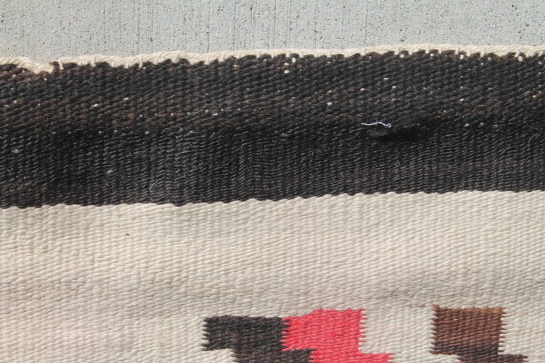Navajo Indian Weaving Eye Dazzler Rug at 1stDibs