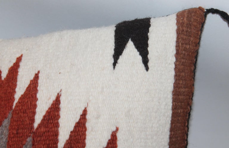 Navajo Indian Weaving Saddle Blanket Pillows, 2 at 1stDibs