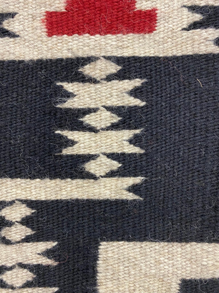 Navajo Rug Storm Pattern, Wool by Rena Robertson at 1stDibs