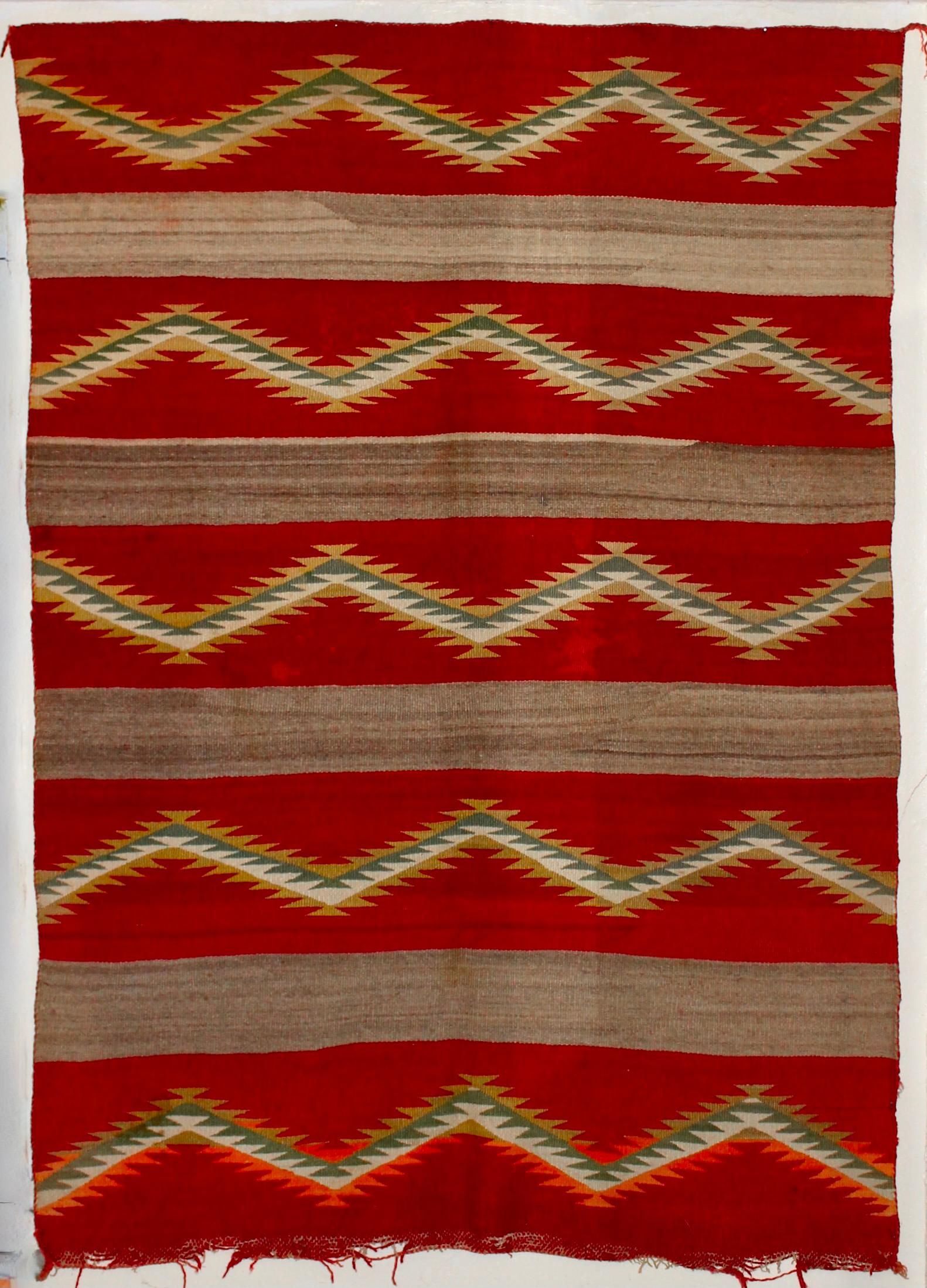 Navajo Transitional Blanket, circa 1880-1900 For Sale at 1stDibs