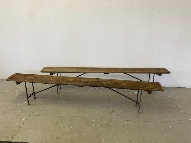 Naval Aircraft Carrier Folding Table and Benches at 1stDibs