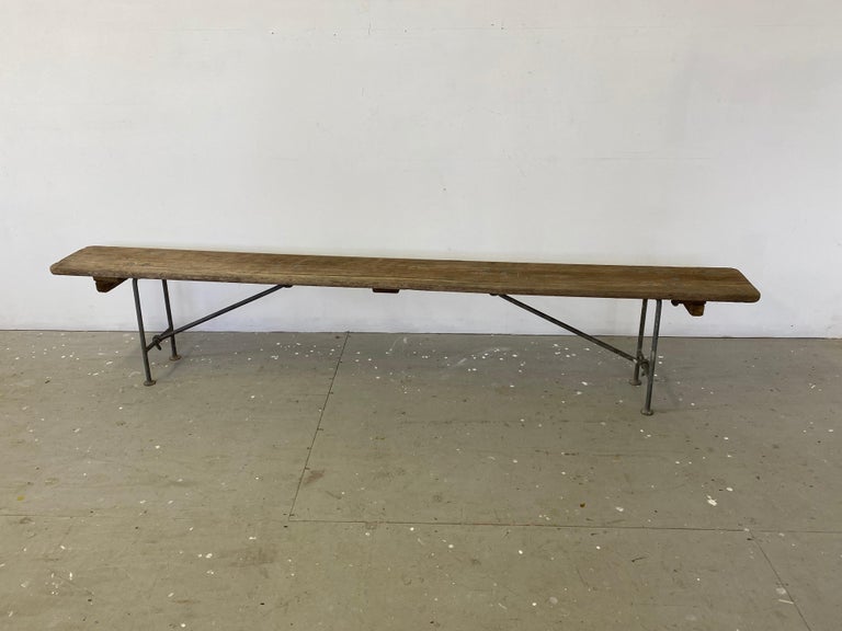 Naval Aircraft Carrier Folding Table and Benches at 1stDibs