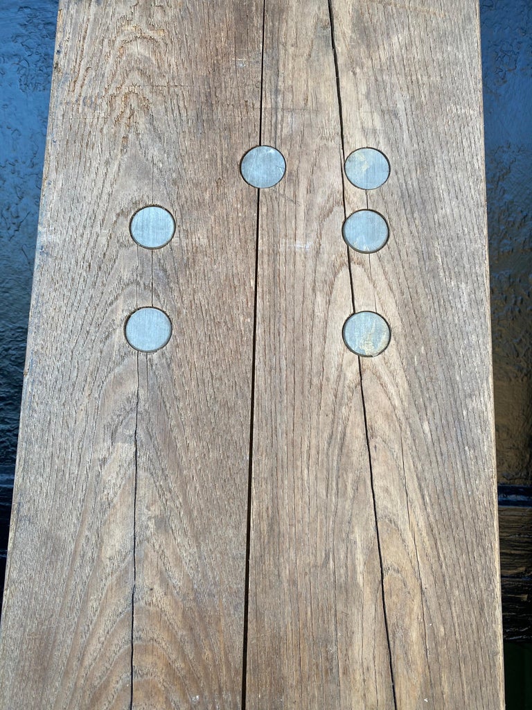 Naval Aircraft Carrier Folding Table and Benches at 1stDibs