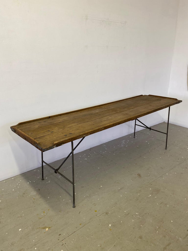 Naval Aircraft Carrier Folding Table and Benches at 1stDibs
