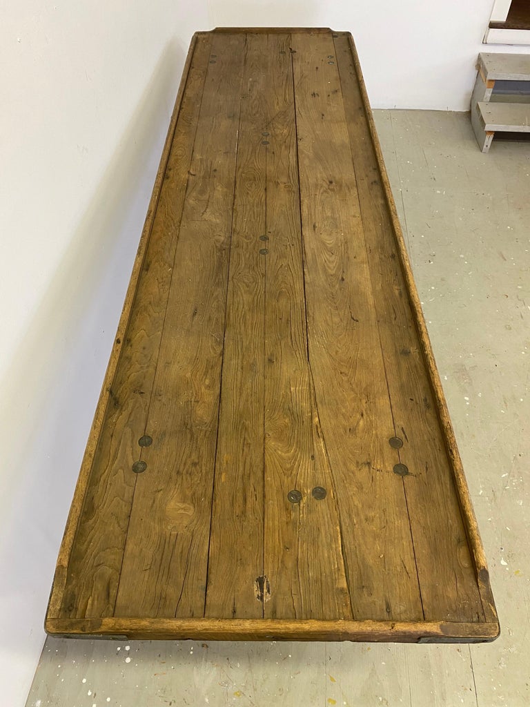Naval Aircraft Carrier Folding Table and Benches at 1stDibs