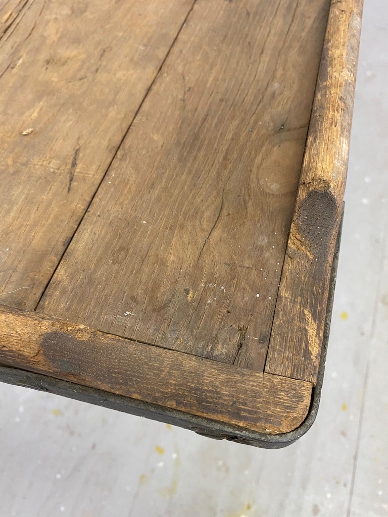 Naval Aircraft Carrier Folding Table and Benches at 1stDibs