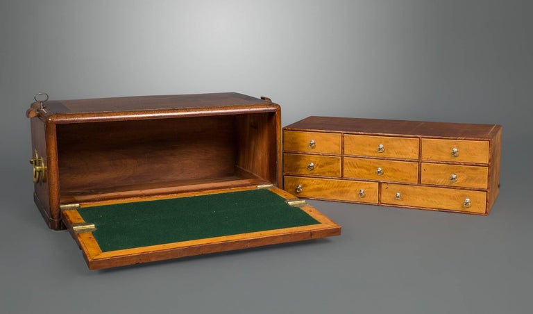 Naval Interest: Georgian Traveling Writing Box and Safe at 1stDibs