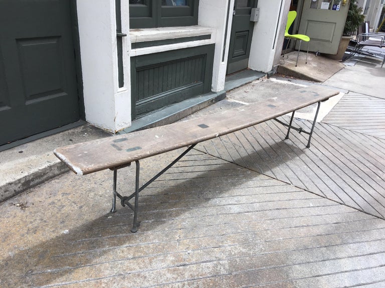Naval Nautical Folding Bench at 1stDibs