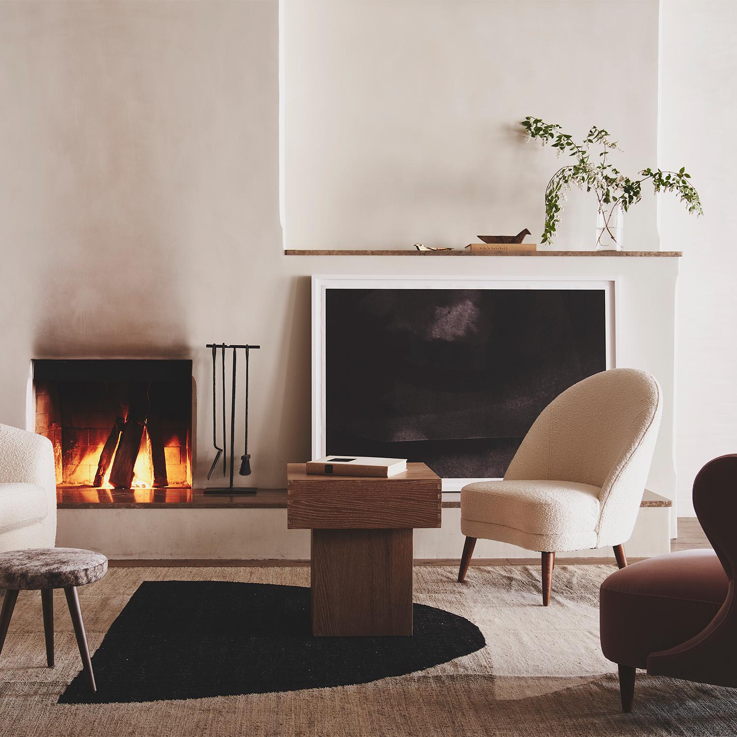 "Navier" Exposed Joinery and French Oak Side Table by Christiane ...