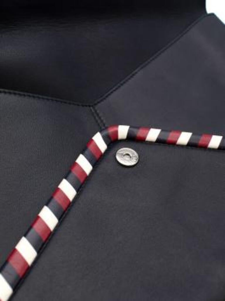 Navy, Red and White Envelope Pouch For Sale at 1stDibs