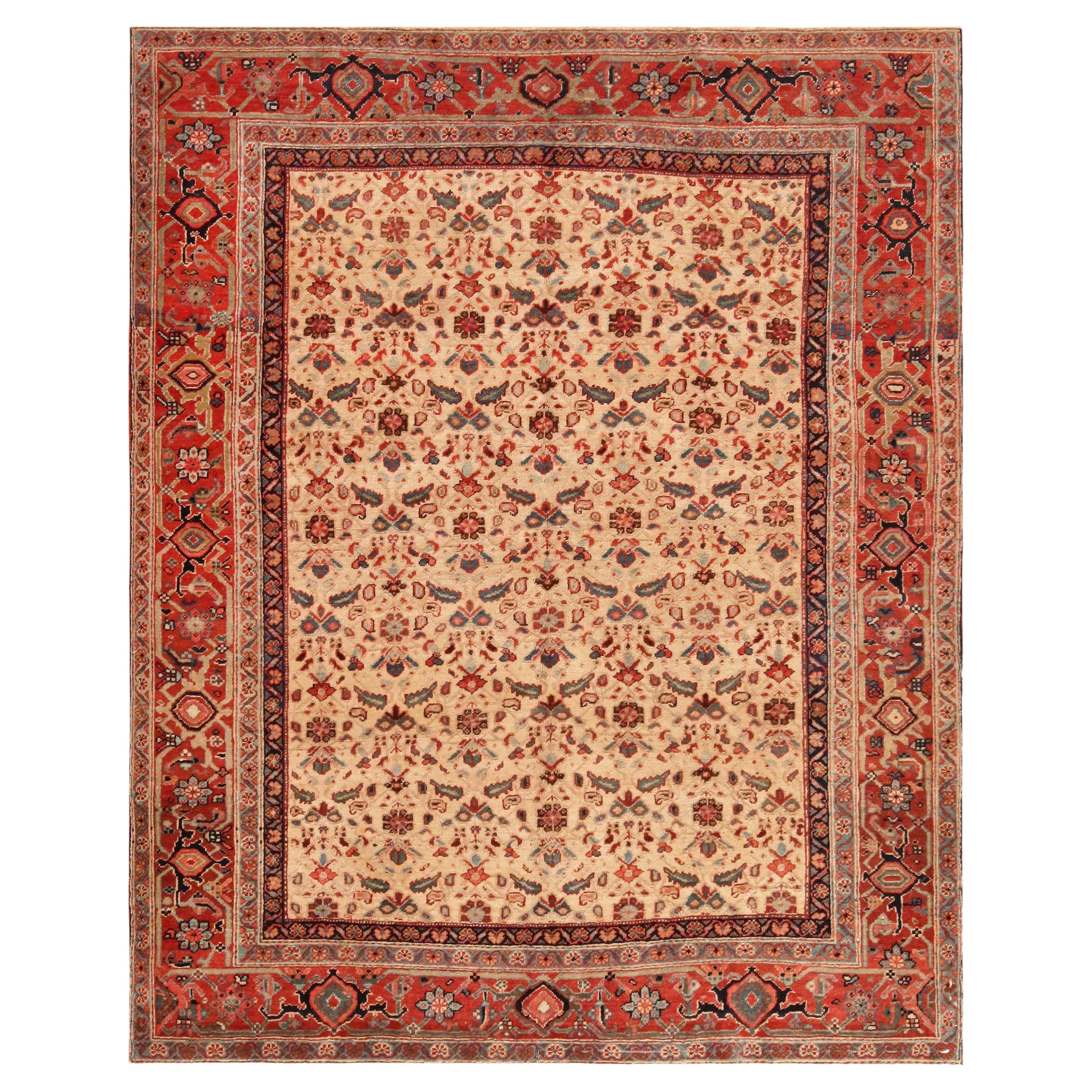 Nazmiyal Collection Antique Persian Sultanabad Rug. Size: 10 ft 1in x ...