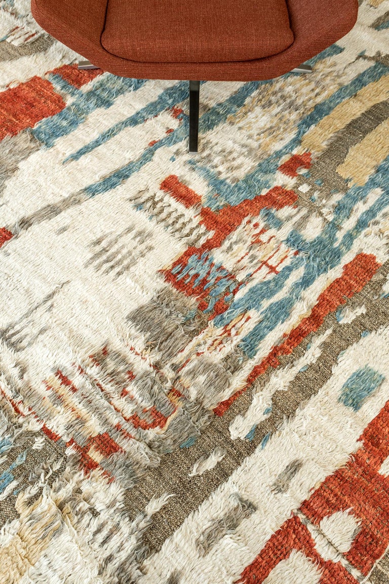 Nazmiyal Collection Colorful Modern Boho Chic Rug. 10 ft 1 in x 14 ft 4 ...