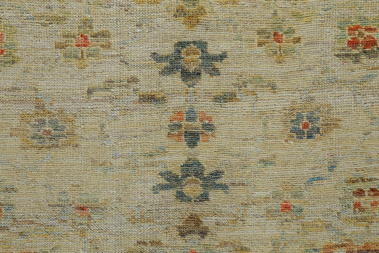 Nazmiyal Collection Colorful Modern Oushak Turkish Rug 6 ft 9 in x 8 ft ...