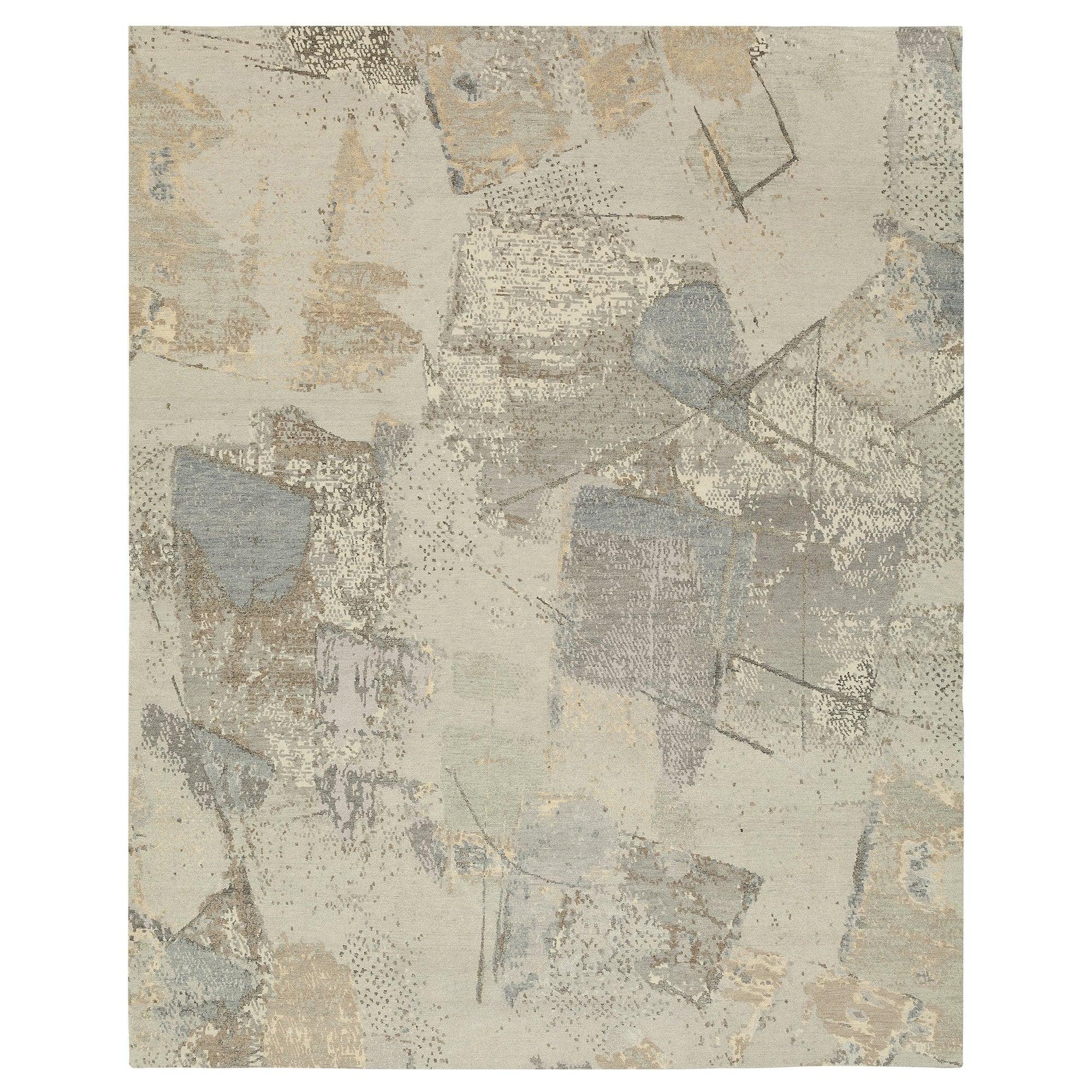 Nazmiyal Collection Decorative Cream Modern Boutique Area Rug 12 ft x ...