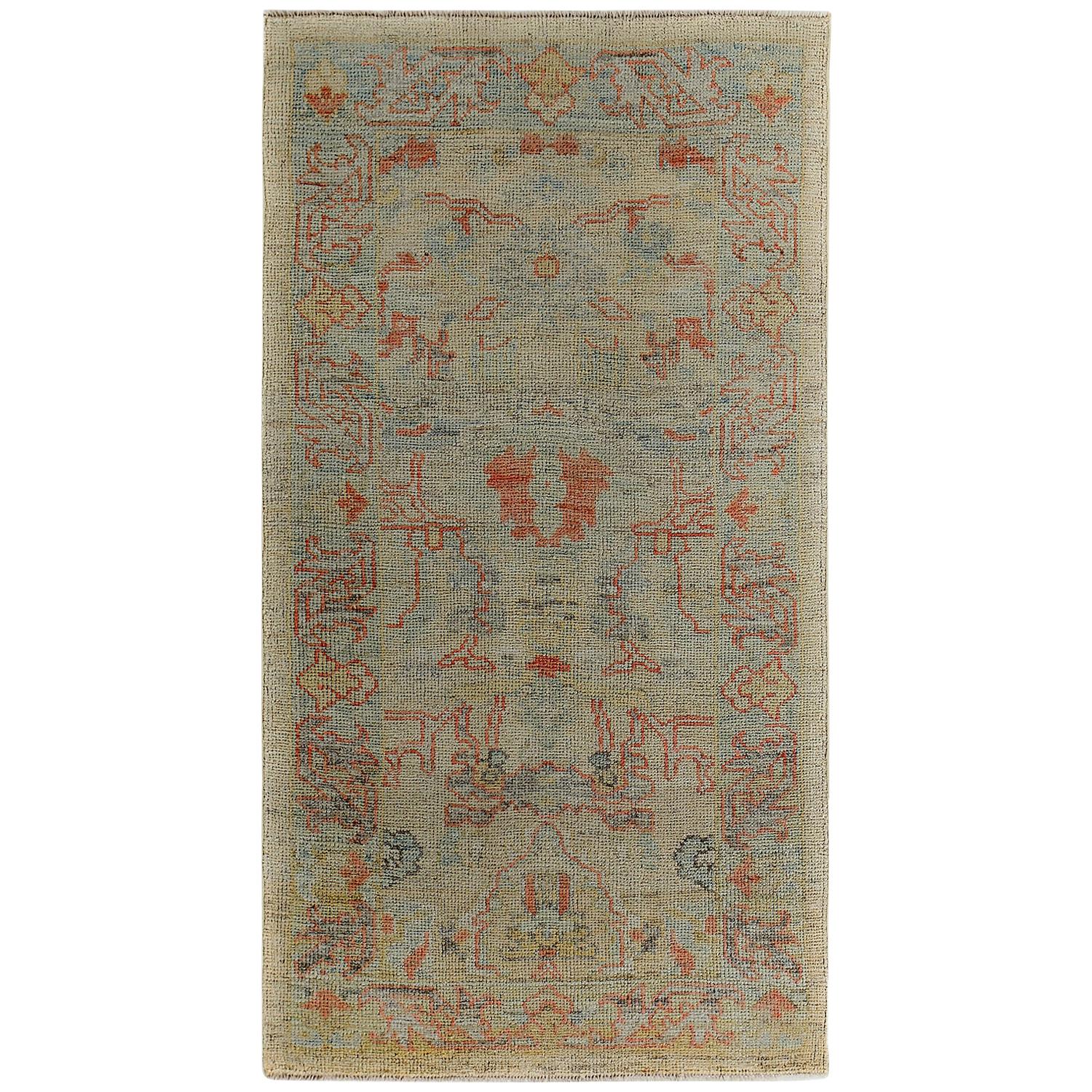 Earth Color Turkish Deco Rug For Sale at 1stDibs