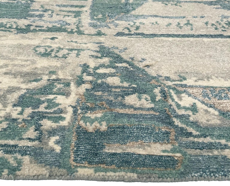 Nazmiyal Collection Geometric Green Modern Boutique Rug 13 ft x 18 ft ...