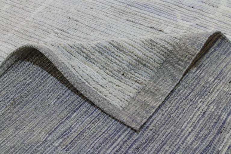 Nazmiyal Collection Grey Modern Moroccan Style Rug 10 ft 4 in x 13 ft 6 ...