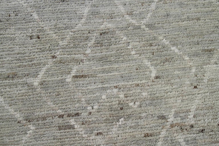 Nazmiyal Collection Large Grey Tribal Modern Moroccan Style Rug. For ...