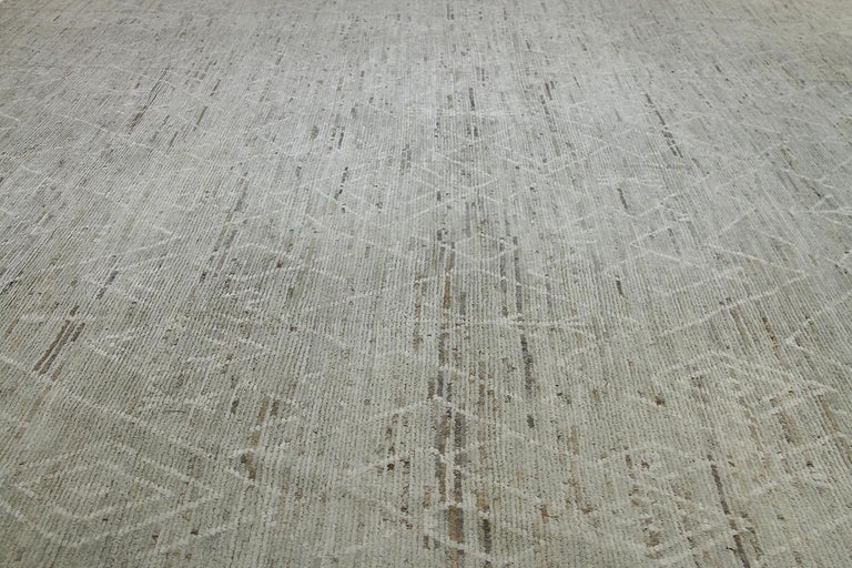 Nazmiyal Collection Large Grey Tribal Modern Moroccan Style Rug. For ...