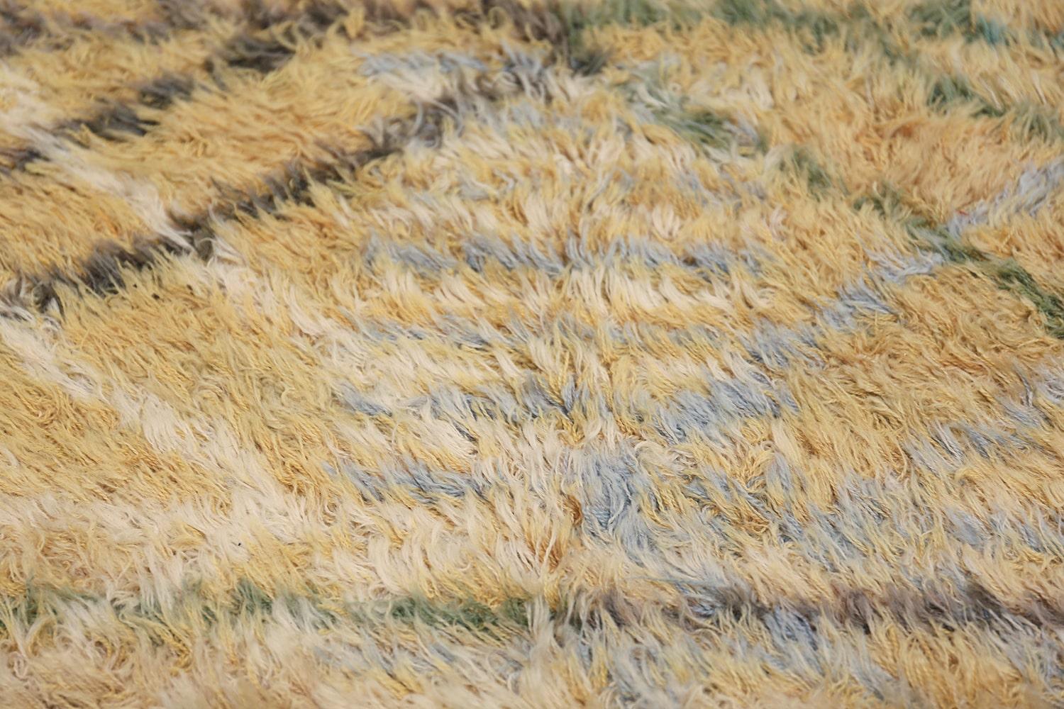 Nazmiyal Vintage Swedish Rya Rug by Marta Maas-Fjetterström. Size: 5 ft ...