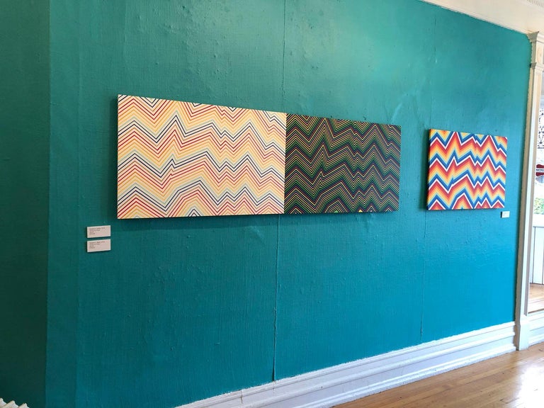 N.C. Miller - NC Miller Contemporary Hard Edge Abstraction Painting ...