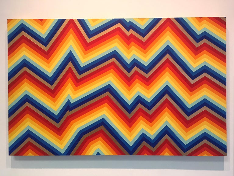 N.C. Miller - NC Miller Contemporary Hard Edge Abstraction Painting ...